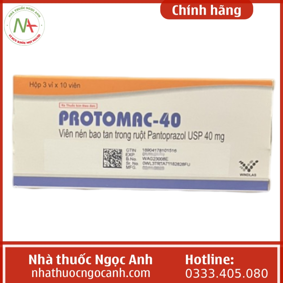 Thuốc Protomac-40 là thuốc gì, giá bao nhiêu, mua ở đâu?