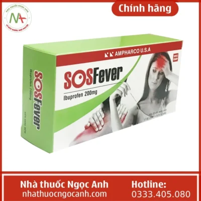 Thuốc SOSFever là thuốc gì, mua ở đâu, giá bao nhiêu, tác dụng gì