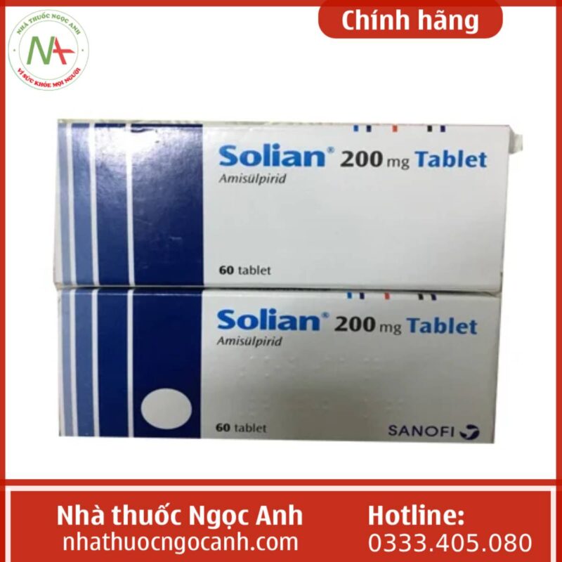 Thuốc Solian 200mg có tác dụng gì, giá bao nhiêu, mua ở đâu?