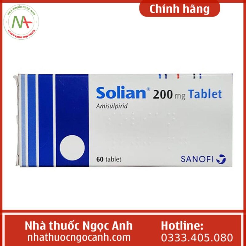 Thuốc Solian 200mg có tác dụng gì, giá bao nhiêu, mua ở đâu?