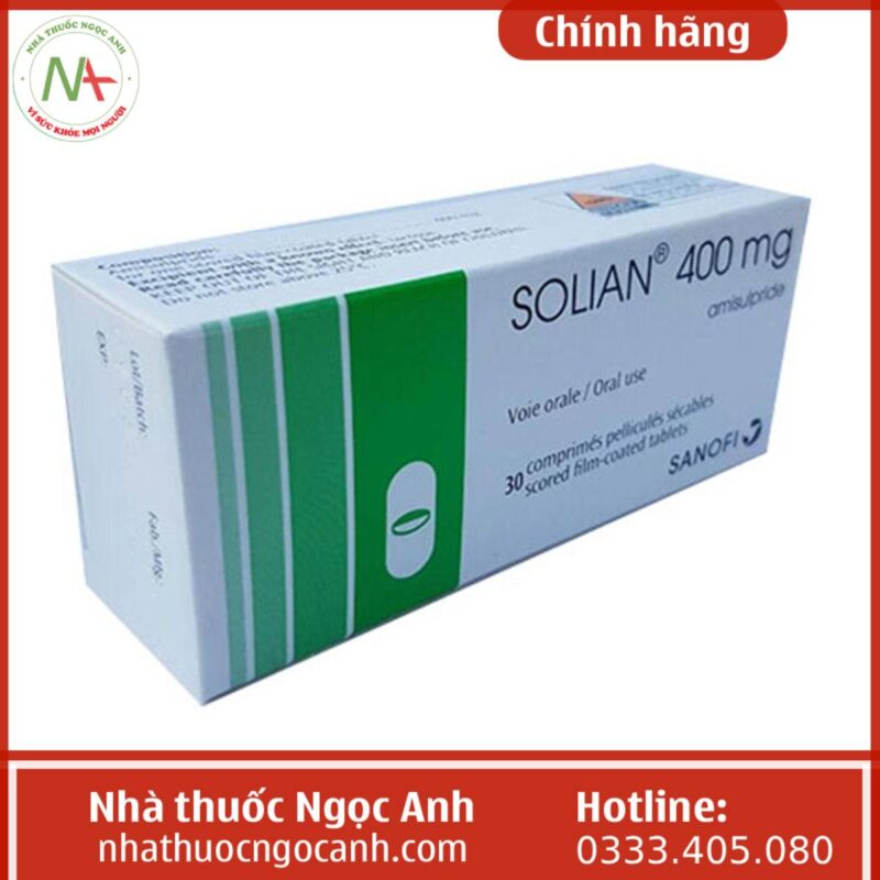 Thuốc Solian 400mg có công dụng gì, giá bao nhiêu, mua ở đâu?