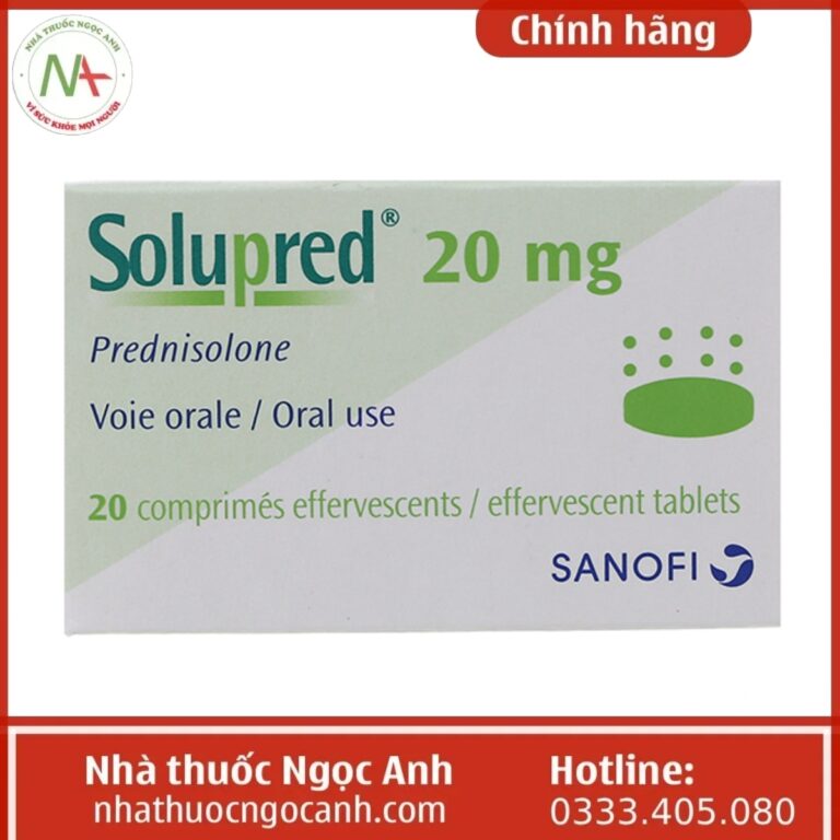 Thuốc Solupred 20mg là thuốc gì, trị bệnh gì, giá bao nhiêu, mua ở đâu