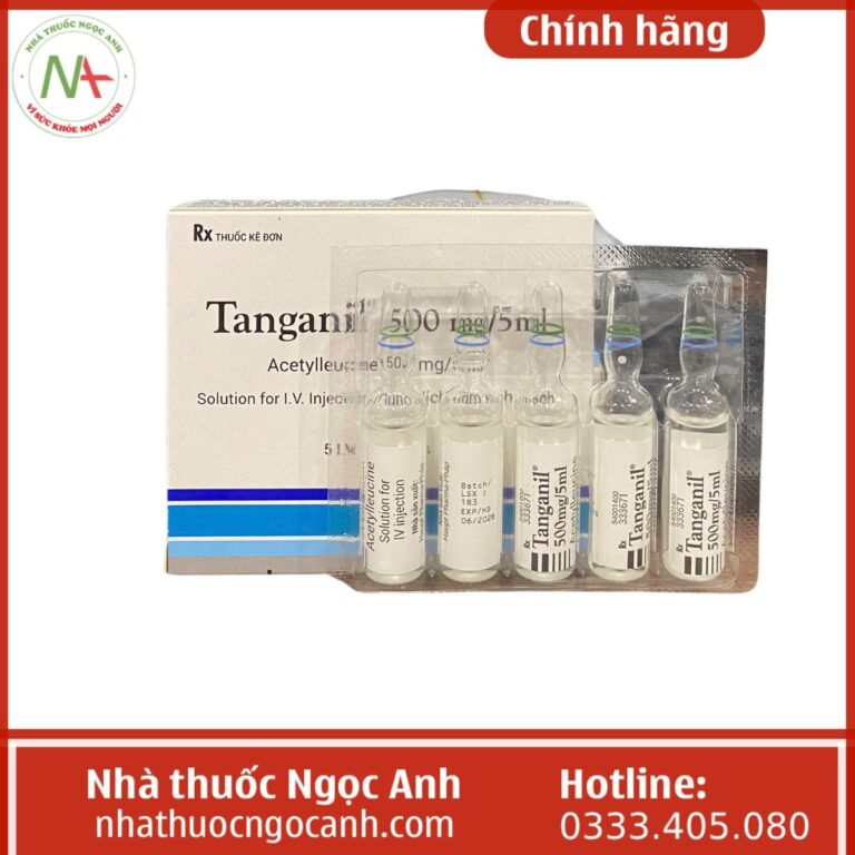 Thuốc tiêm Tanganil 500mg/5ml có tác dụng gì, giá bao nhiêu, mua ở đâu?