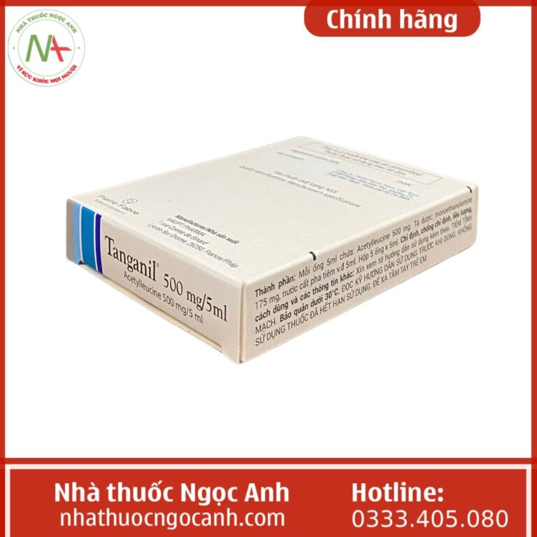 Thuốc tiêm Tanganil 500mg/5ml có tác dụng gì, giá bao nhiêu, mua ở đâu?