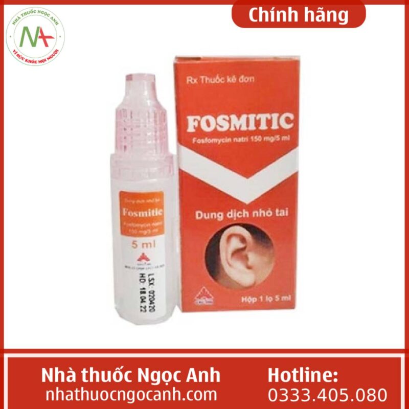 Fosfomycin thuộc nhóm kháng sinh nào, là thuốc gì, chỉ định?