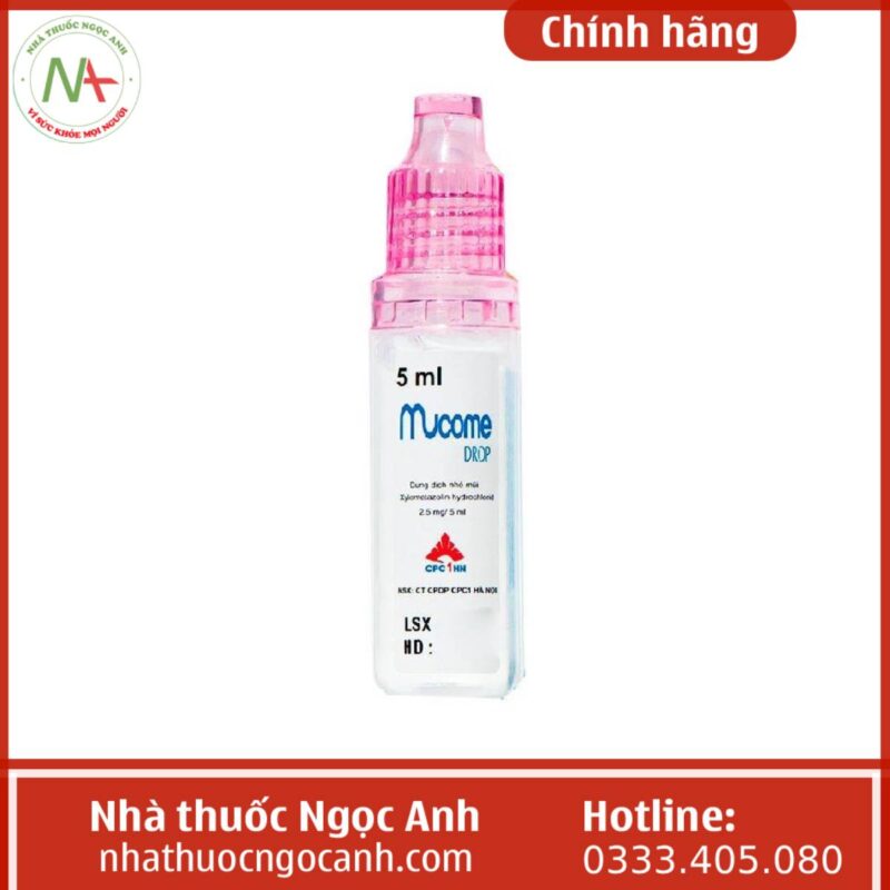 Thuốc nhỏ mũi Mucome drop giá bao nhiêu? Mua ở đâu?