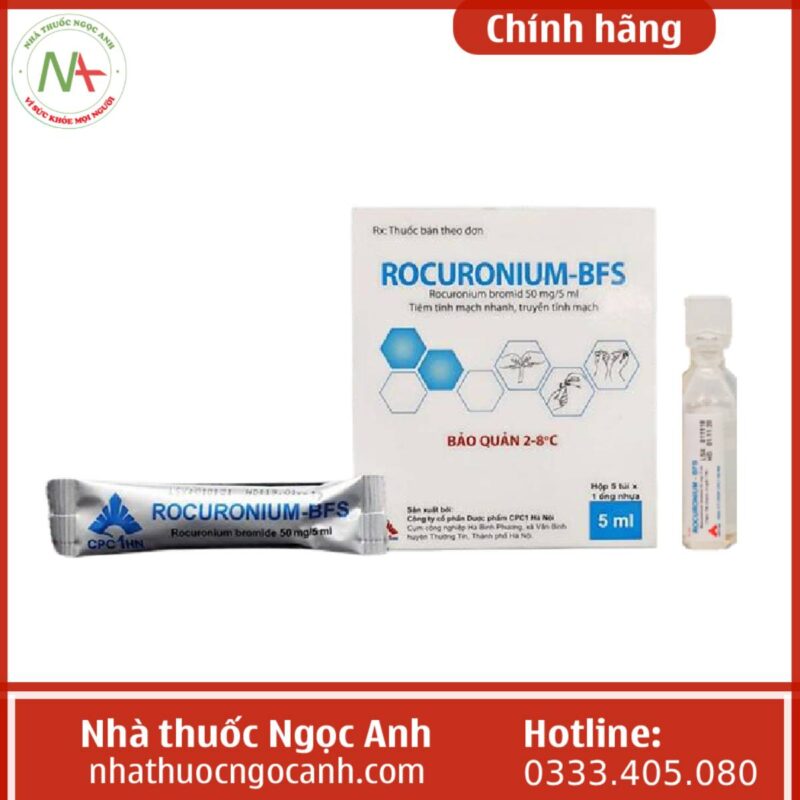 Rocuronium là thuốc gì? Có tác dụng gì? Liều dùng như thế nào