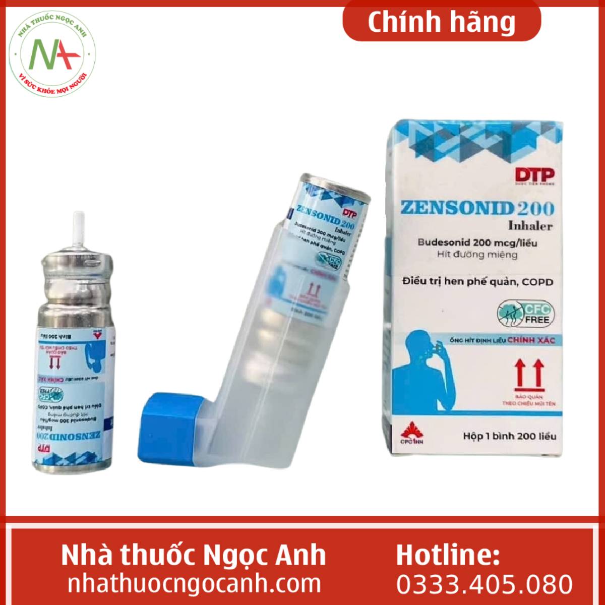 Thuốc Zensonid 200 Inhaler là thuốc gì, giá bao nhiêu, cách dùng?