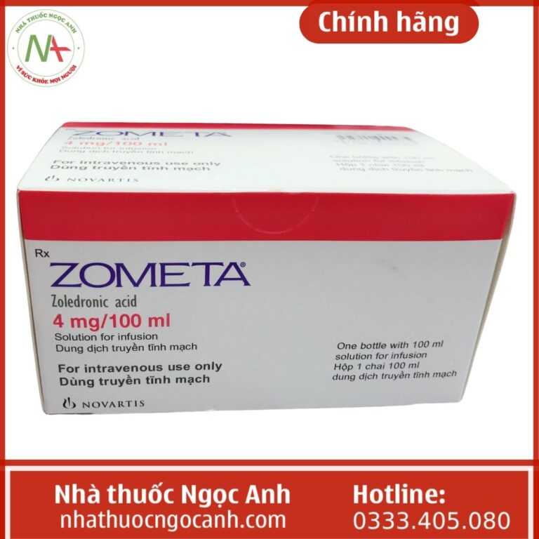 Thuốc Zometa 4mg/100ml là thuốc gì, mua ở đâu, giá bao nhiêu