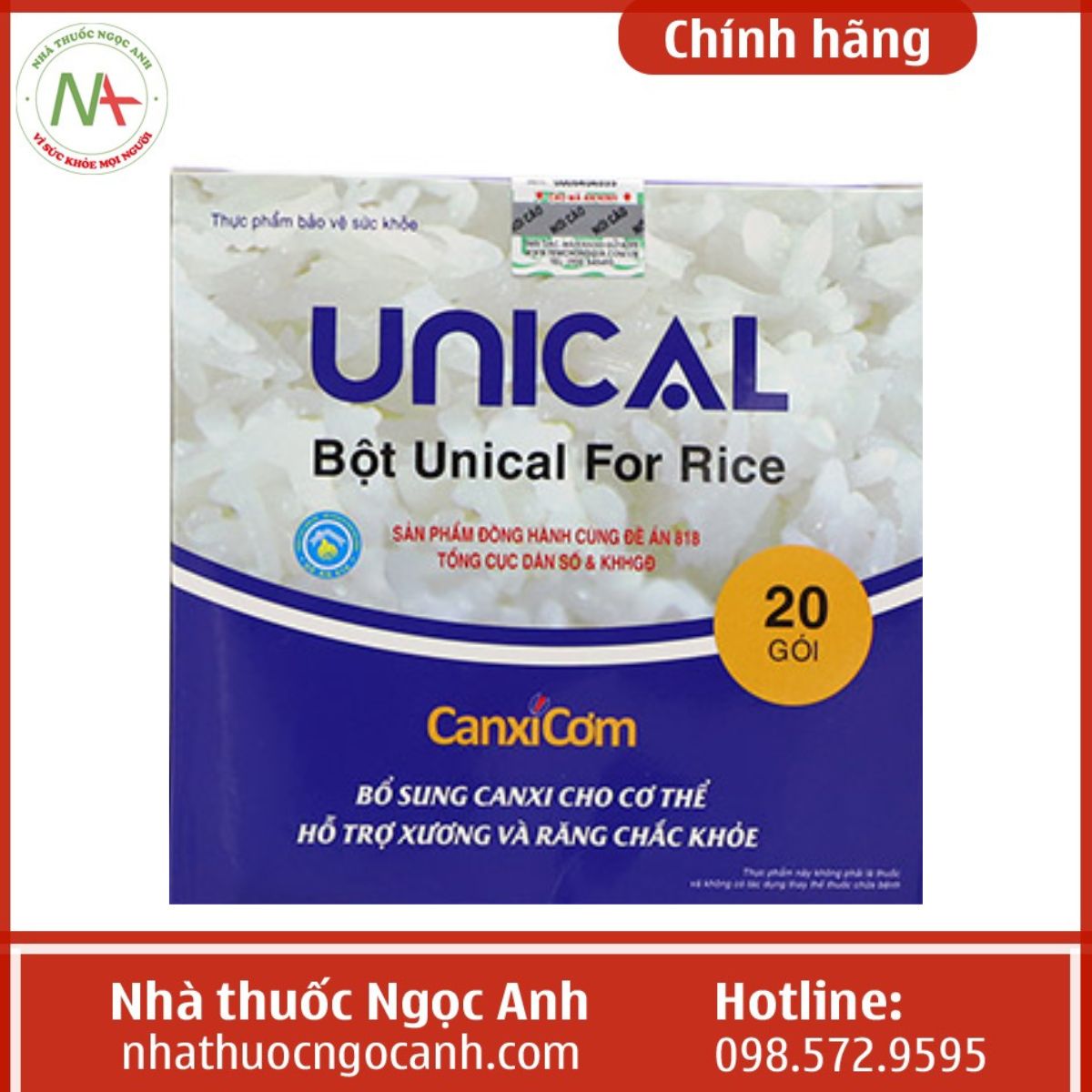 Thuốc Bột Unical For Rice có tốt không, giá bao nhiêu, mua ở đâu