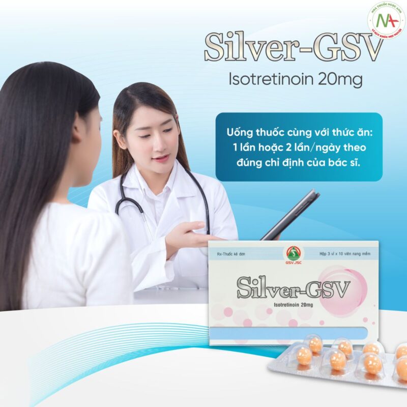 Thuốc điều trị mụn trứng cá Silver-GSV giá bao nhiêu, mua ở đâu