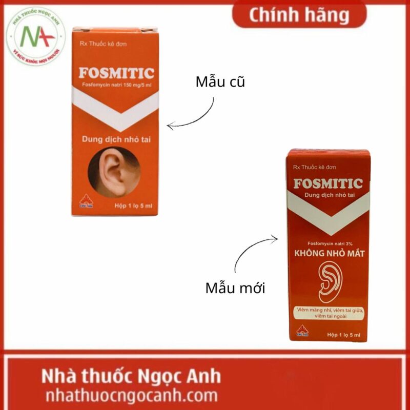 Thuốc nhỏ tai Fosmitic có tốt không? Giá bao nhiêu? Mua ở đâu?