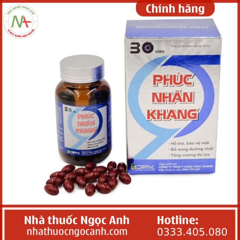 Thuốc bổ mắt Phúc Nhãn Khang có tốt không? giá bao nhiêu? mua ở đâu