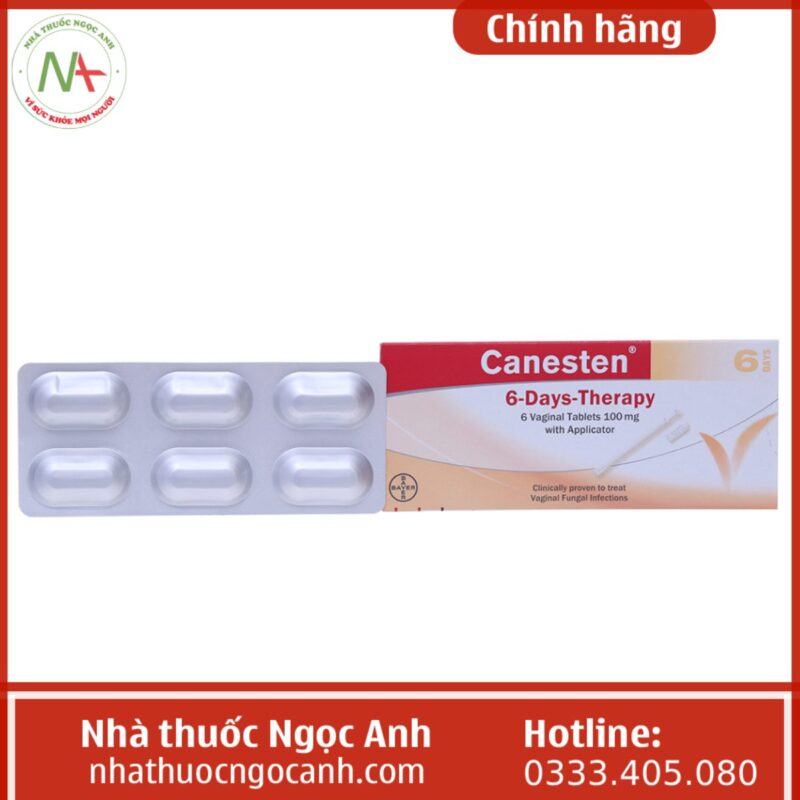 Thuốc Canesten 6-Days-Therapy có tác dụng gì? giá bao nhiêu? mua ở đâu