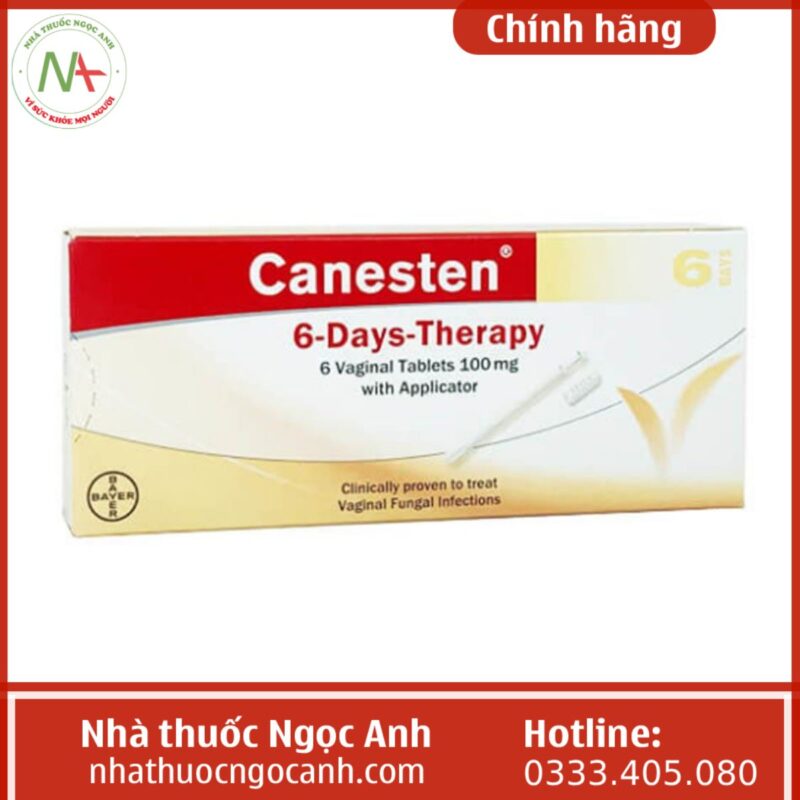 Thuốc Canesten 6-Days-Therapy có tác dụng gì? giá bao nhiêu? mua ở đâu