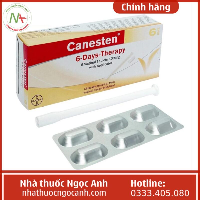 Thuốc Canesten 6-Days-Therapy có tác dụng gì? giá bao nhiêu? mua ở đâu