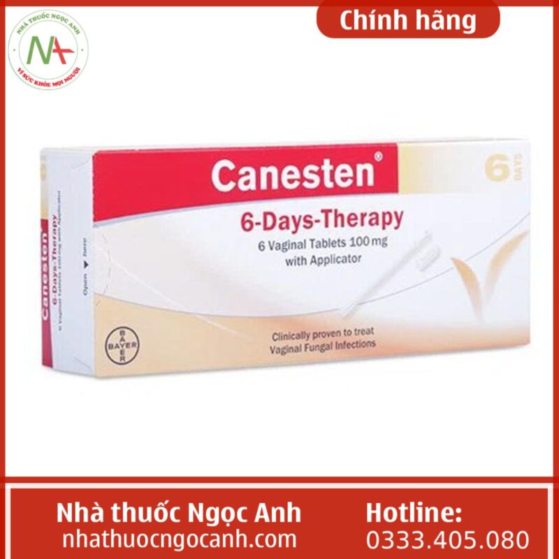 Thuốc Canesten 6-Days-Therapy có tác dụng gì? giá bao nhiêu? mua ở đâu