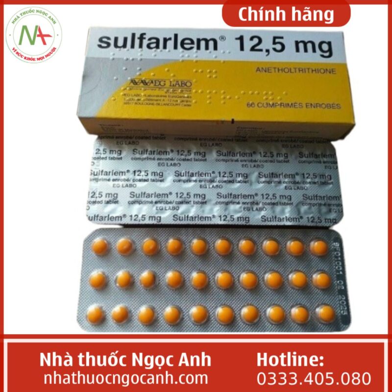 Thuốc Sulfarlem 12,5mg có tác dụng gì? giá bao nhiêu? mua ở đâu