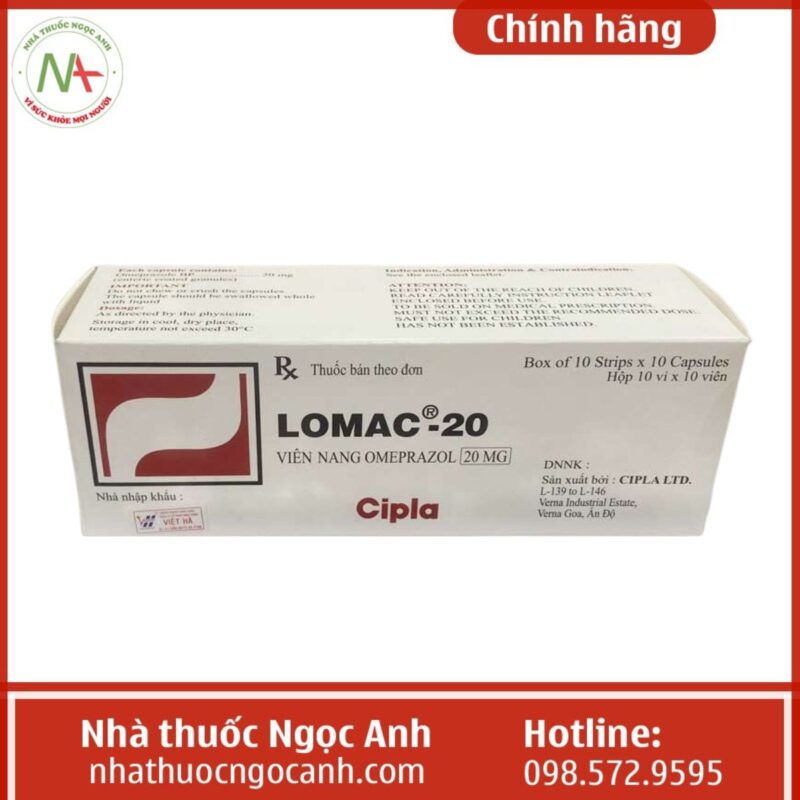 Thuốc Lomac-20 là gì, cách dùng, giá bao nhiêu, mua ở đâu