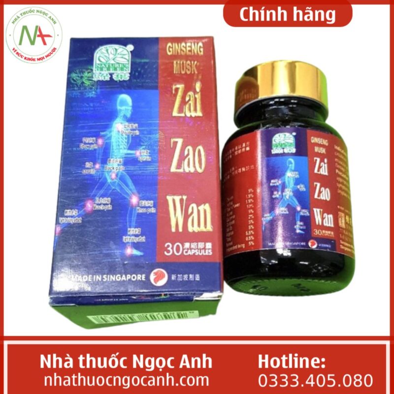 Thuốc Ginseng Musk Zai Zao Wan có tốt không? giá bao nhiêu? mua ở đâu