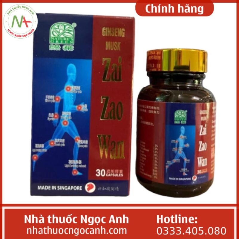Thuốc Ginseng Musk Zai Zao Wan có tốt không? giá bao nhiêu? mua ở đâu