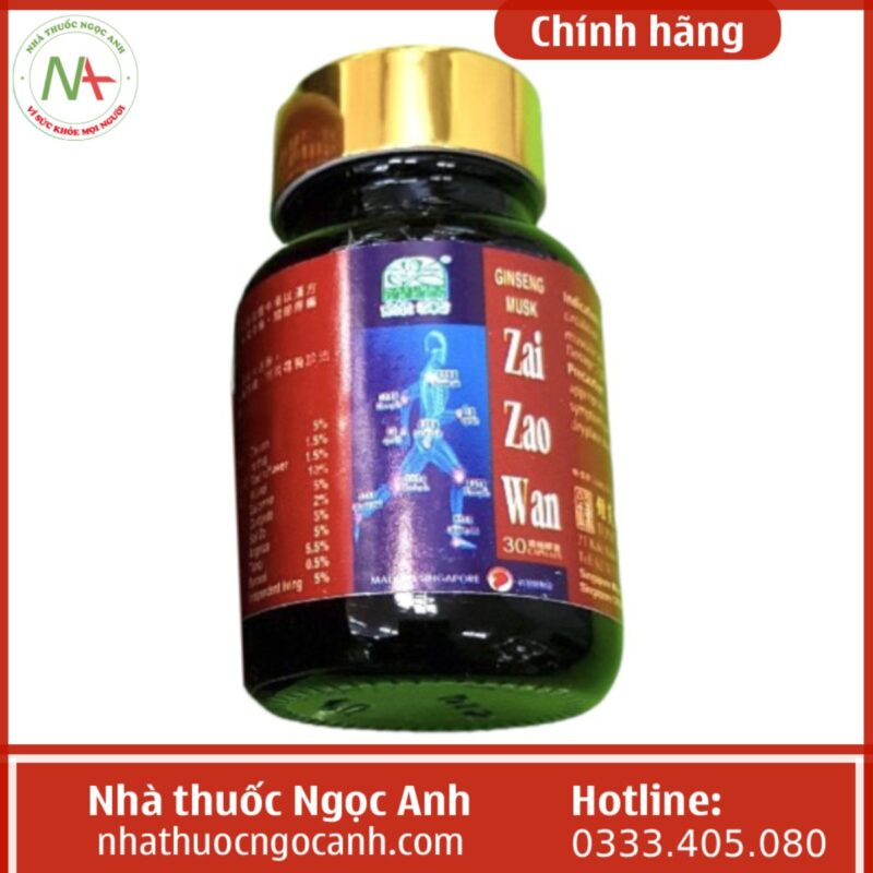 Thuốc Ginseng Musk Zai Zao Wan có tốt không? giá bao nhiêu? mua ở đâu
