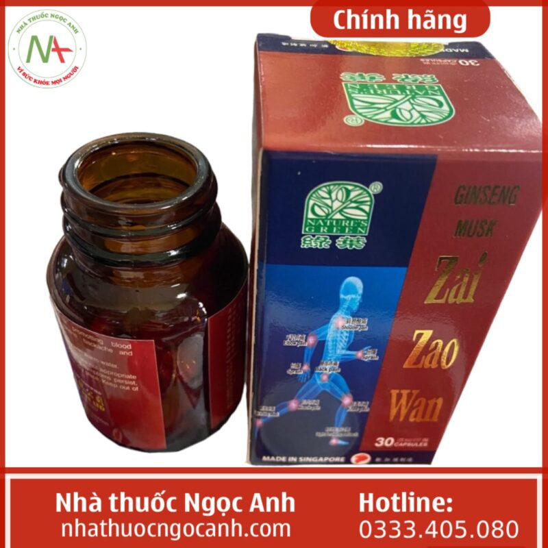 Thuốc Ginseng Musk Zai Zao Wan có tốt không? giá bao nhiêu? mua ở đâu