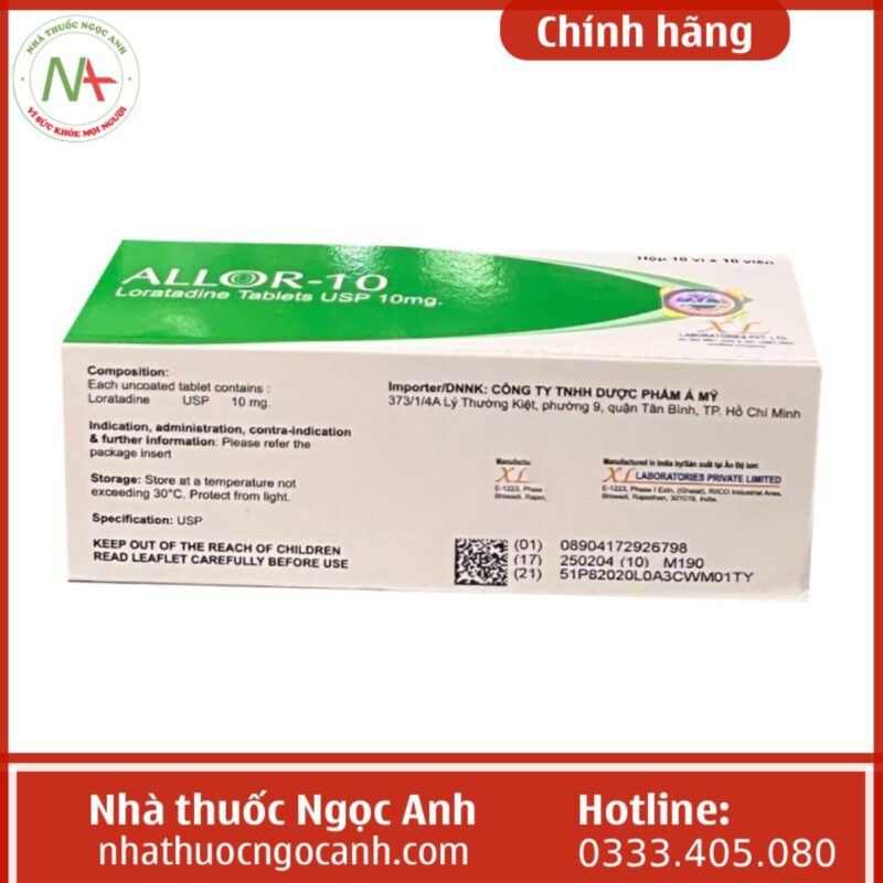 Thuốc Allor-10 là thuốc gì? Giá bao nhiêu? Mua ở đâu