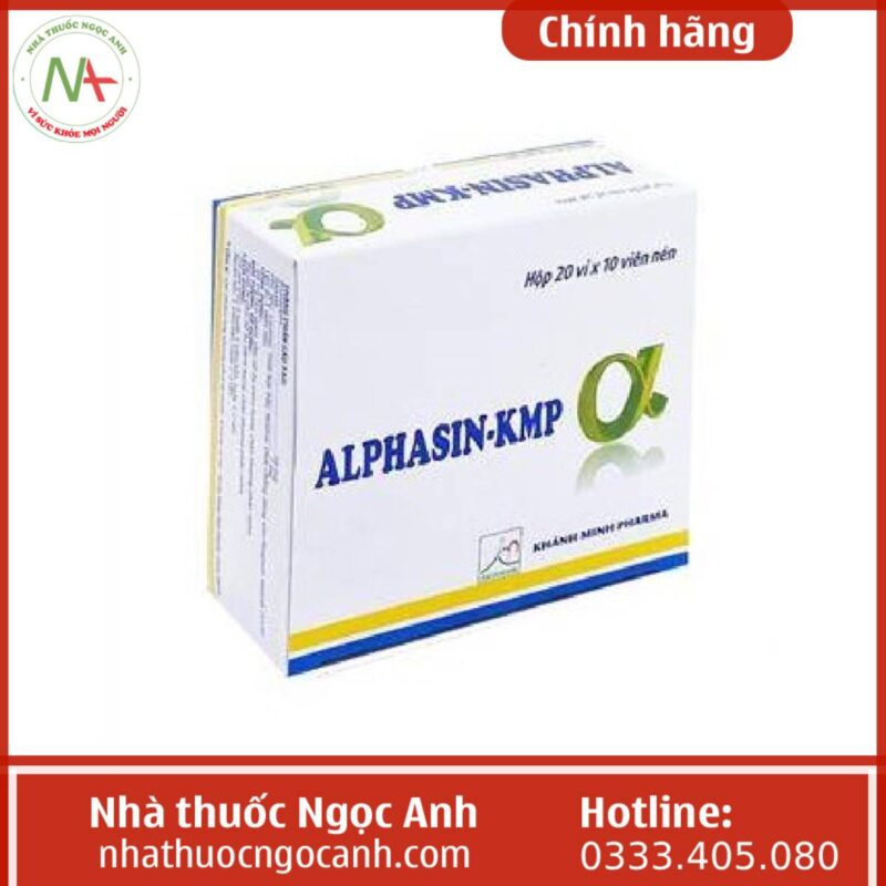 Thuốc Alphasin-KMP là thuốc gì, có tác dụng gì, giá bao nhiêu, mua ở
