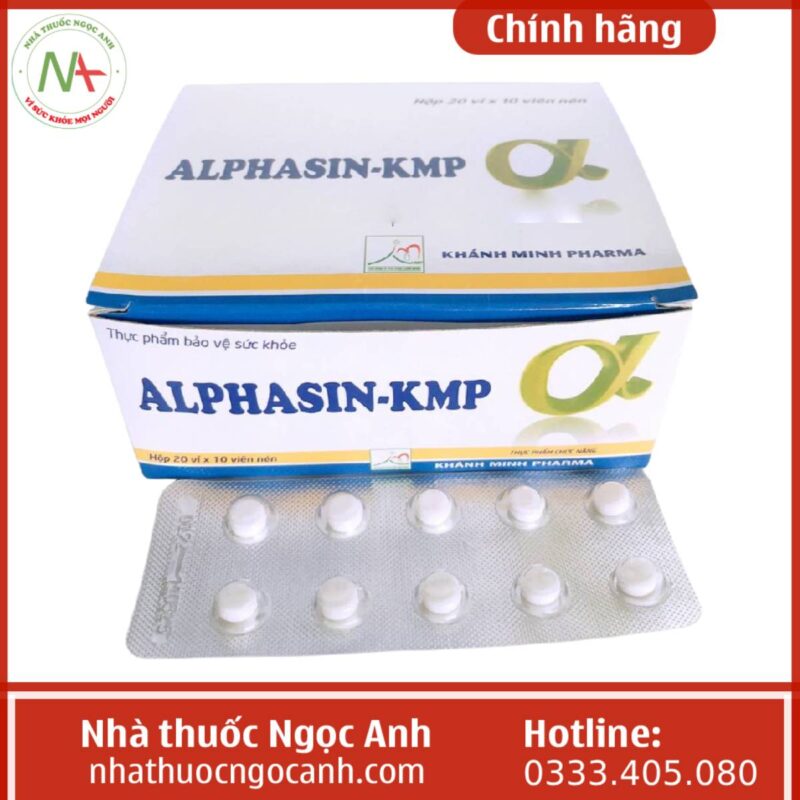 Thuốc Alphasin-KMP là thuốc gì, có tác dụng gì, giá bao nhiêu, mua ở