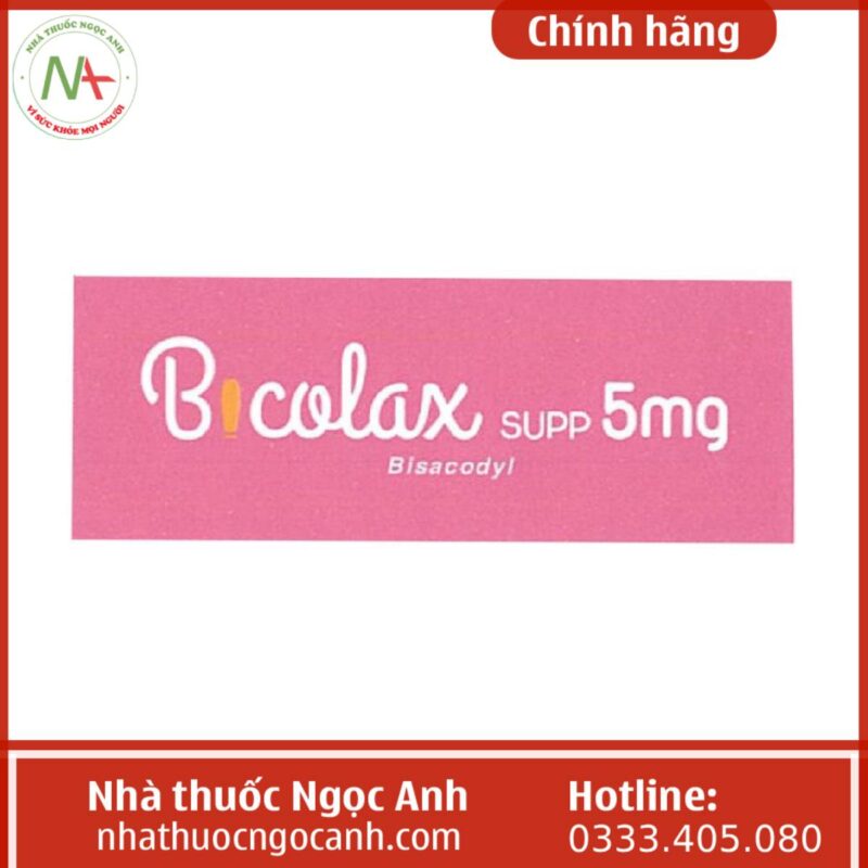 Viên đặt Bicolax supp 5mg giá bao nhiêu? Mua ở đâu?