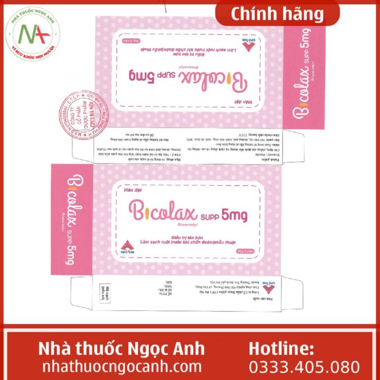Viên đặt Bicolax supp 5mg giá bao nhiêu? Mua ở đâu?