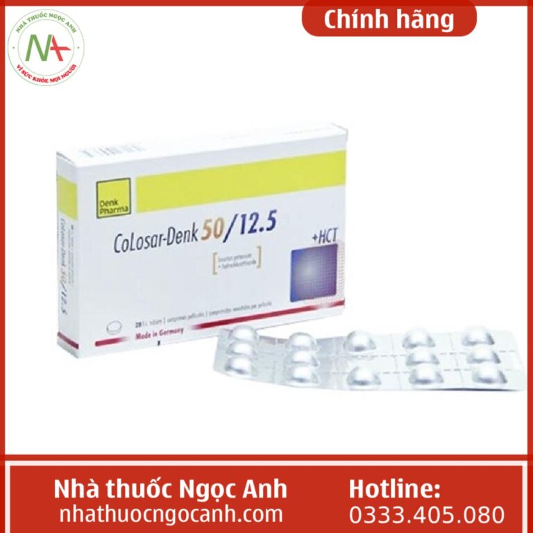 Thuốc Colosar-Denk 50/12.5 là thuốc gì, giá bao nhiêu, mua ở đâu