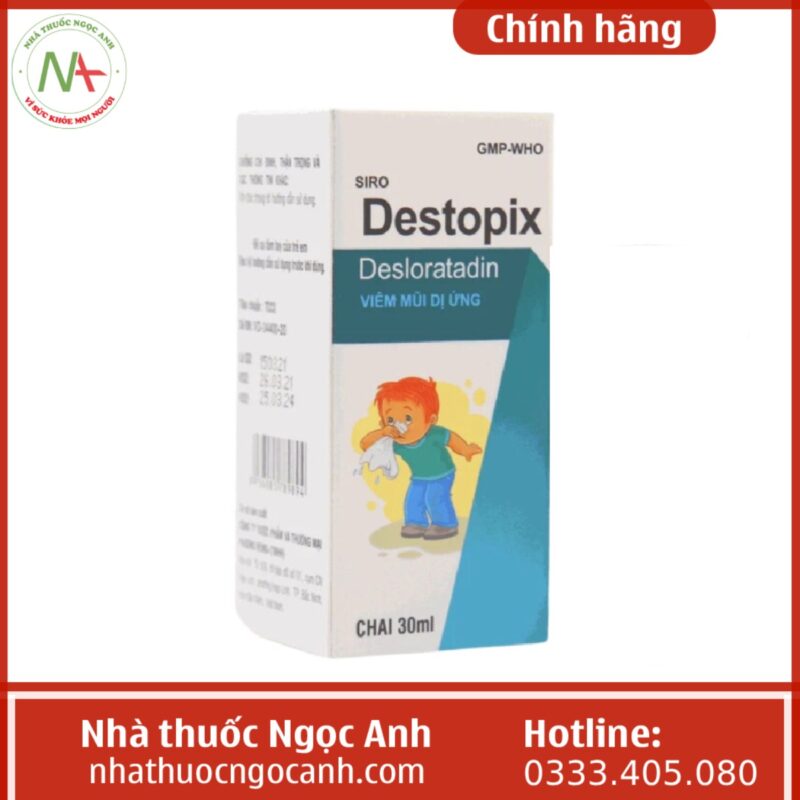 Thuốc Destopix 30ml là thuốc gì? Giá bao nhiêu? Mua ở đâu?