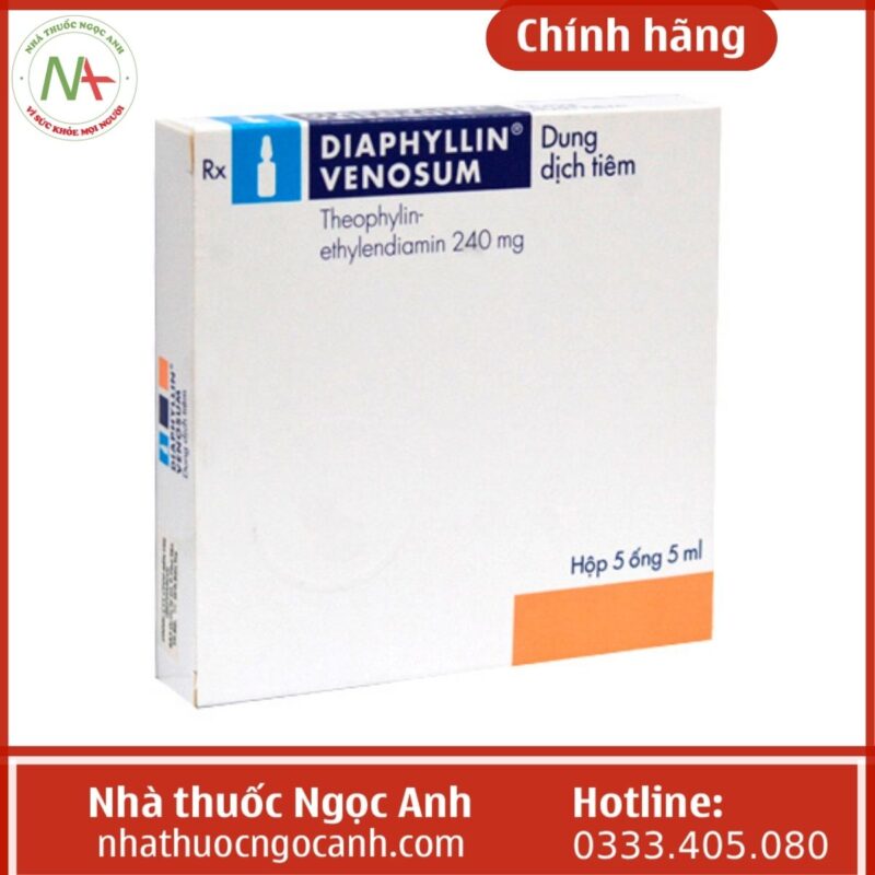 Thuốc Diaphyllin Venosum là thuốc gì, cách dùng, mua ở đâu, giá bao nhiêu