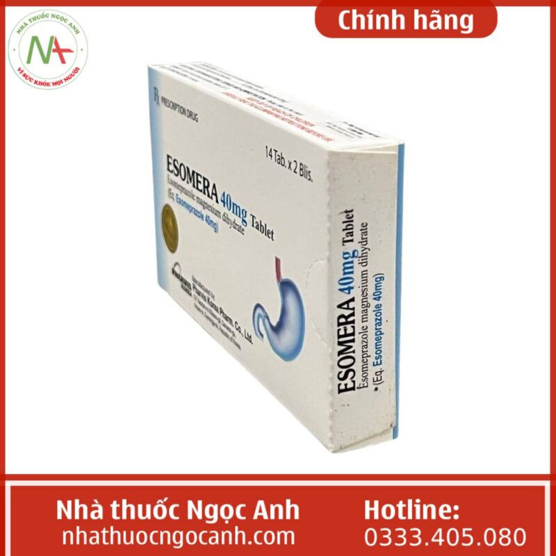 Thuốc Esomera 40mg Tablet là thuốc gì, giá bao nhiêu, mua ở đâu?