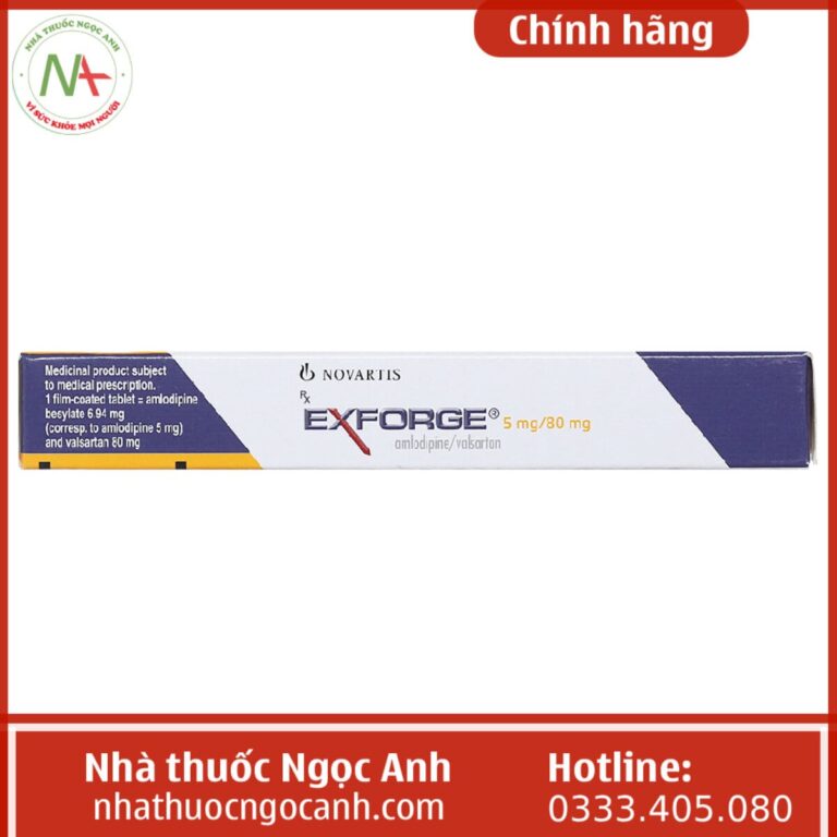 Thuốc Exforge 5mg/80mg là thuốc gì, giá bao nhiêu, mua ở đâu?