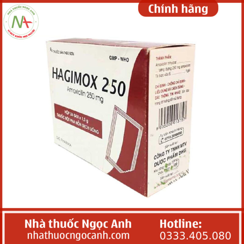 Thuốc bột Hagimox 250 có tác dụng gì, giá bao nhiêu? Mua ở đâu?
