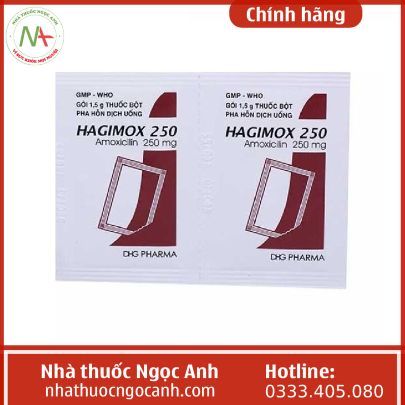 Thuốc bột Hagimox 250 có tác dụng gì, giá bao nhiêu? Mua ở đâu?