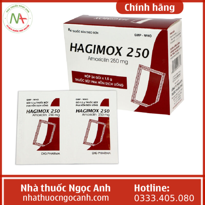 Thuốc bột Hagimox 250 có tác dụng gì, giá bao nhiêu? Mua ở đâu?