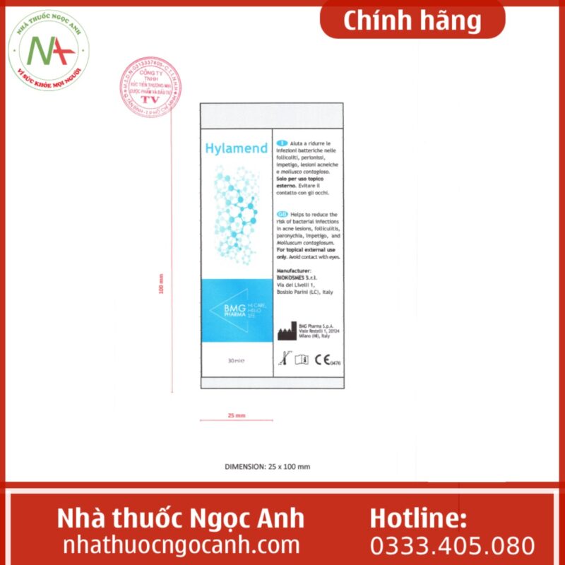 Thuốc Hylamend là gì, có tốt không? Giá bao nhiêu? Mua ở đâu?