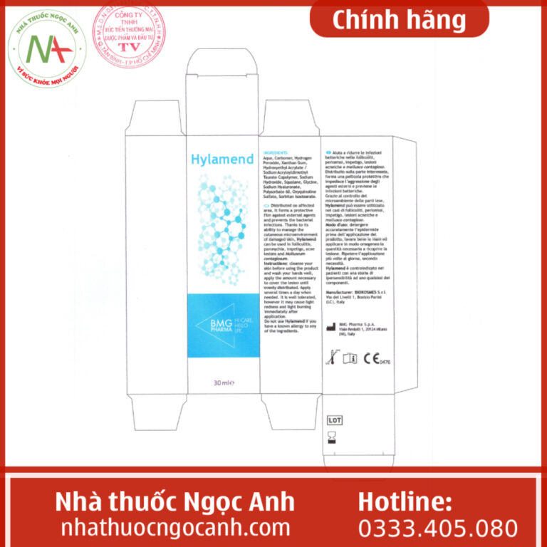 Thuốc Hylamend là gì, có tốt không? Giá bao nhiêu? Mua ở đâu?