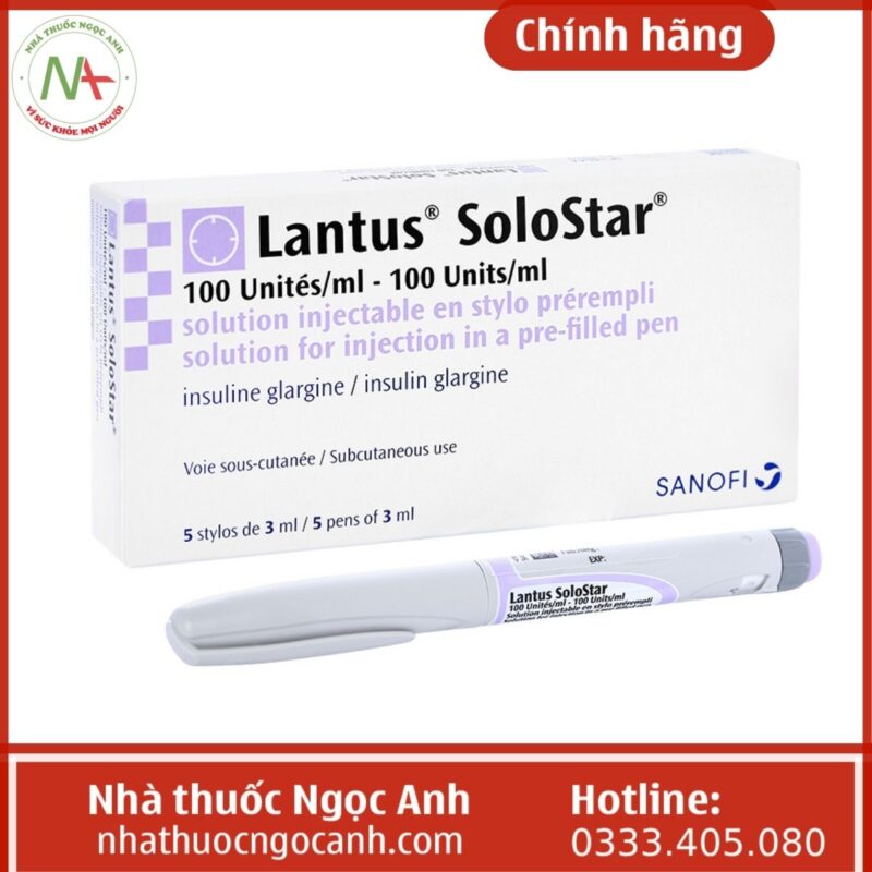 Thuốc Lantus Solostar là thuốc gì, mua ở đâu, giá bao nhiêu