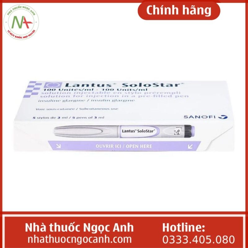 Thuốc Lantus Solostar là thuốc gì, mua ở đâu, giá bao nhiêu