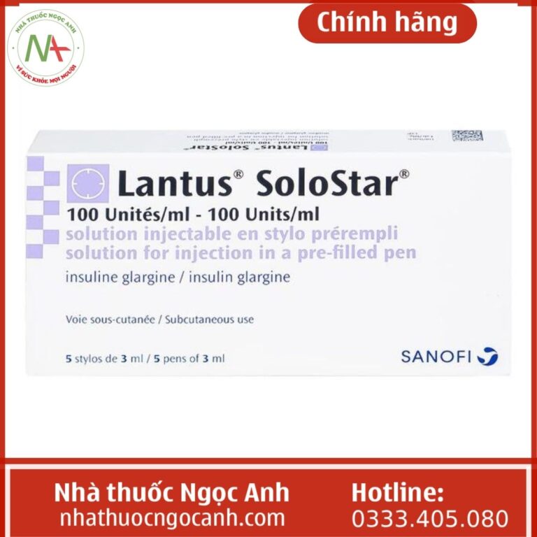 Thuốc Lantus Solostar là thuốc gì, mua ở đâu, giá bao nhiêu