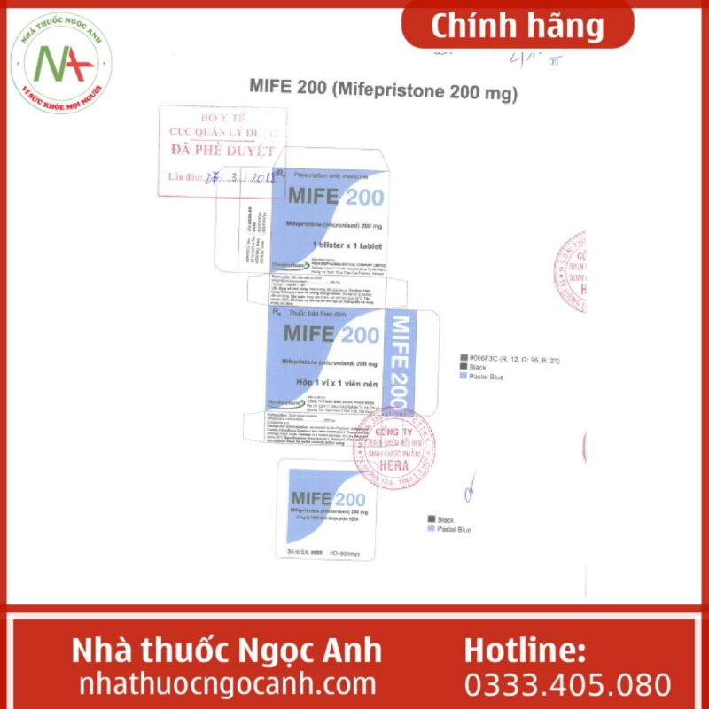 Thuốc Mife 200 là thuốc gì, giá bao nhiêu, mua ở đâu?