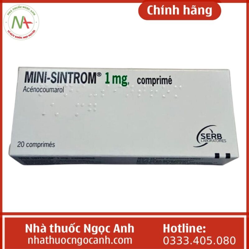 Thuốc Mini-Sintrom 1 mg là thuốc gì, mua ở đâu, giá bao nhiêu, tác dụng gì