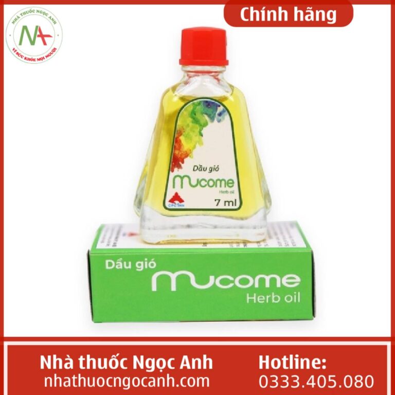 Dầu gió Mucome Herb Oil có tốt không, giá bao nhiêu? Mua ở đâu?