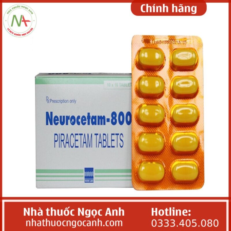 Neurocetam 800 là thuốc gì? Giá bao nhiêu? Mua ở đâu?