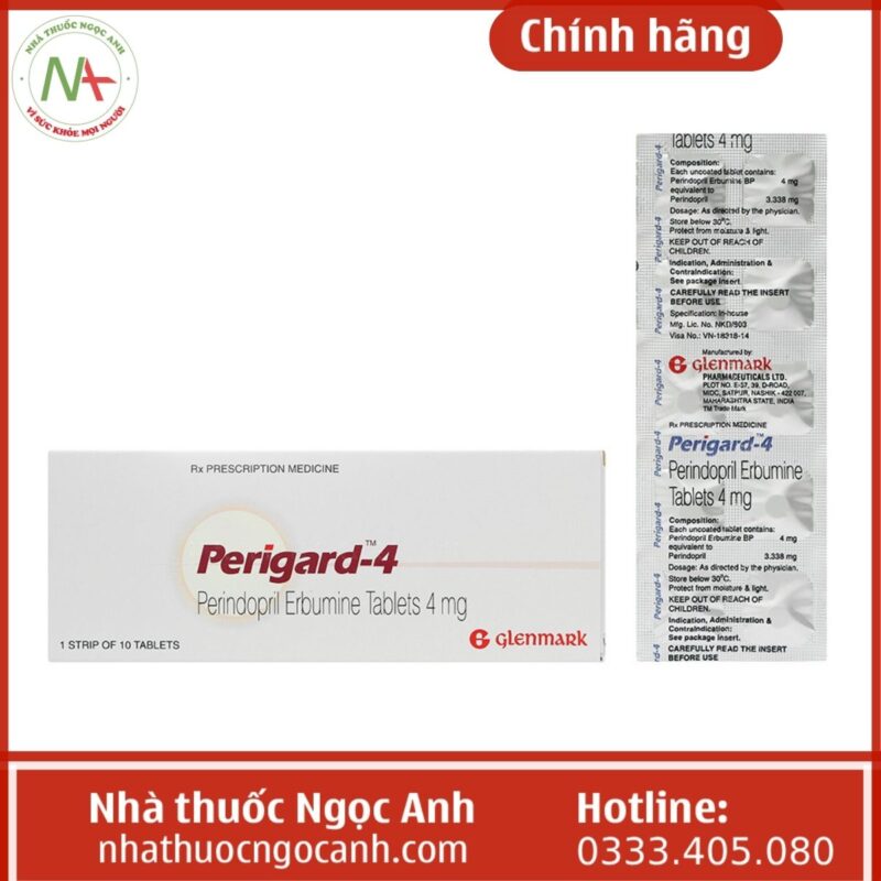 Thuốc Perigard-4 là thuốc gì, mua ở đâu, giá bao nhiêu, tác dụng gì
